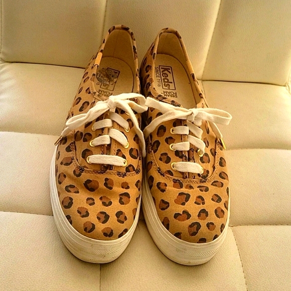 Keds | Shoes | Keds Dream Foam Leopard Print Platforms Euc | Poshmark